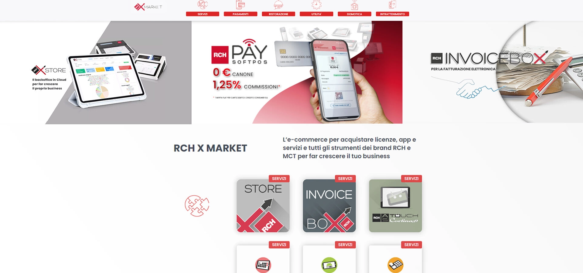 Registratori di Cassa RCH per il Punto Vendita | RCH S.p.A.